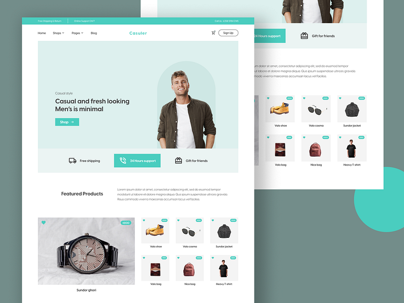 Ecommerce Website Design designs, themes, templates and downloadable ...