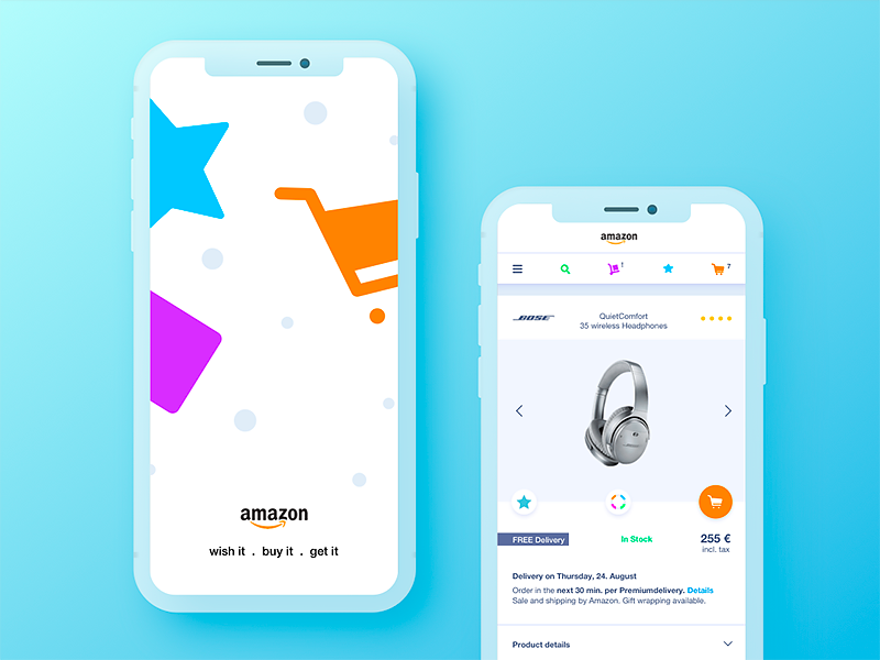 Amazon App Redesign by Ingrid Sasu on Dribbble