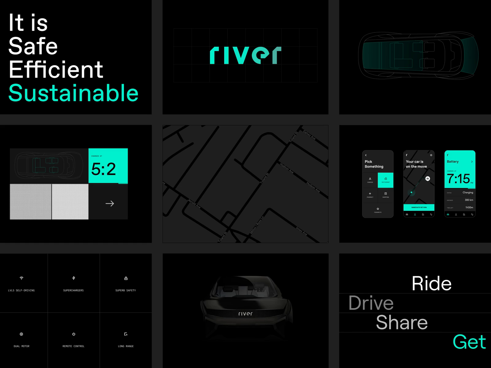 River App Overview by Olga Vdovenko for Flod on Dribbble