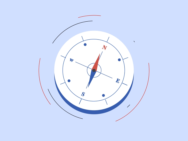 Compass - Motion graphics by Alya on Dribbble