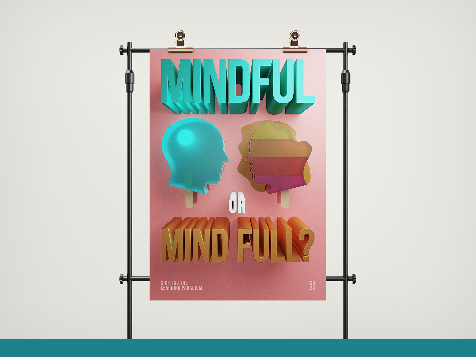 Mindful or Mind Full? — Poster by Bradley Stewart on Dribbble