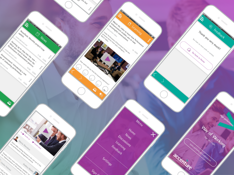 WOW app up high by Mike Mark on Dribbble