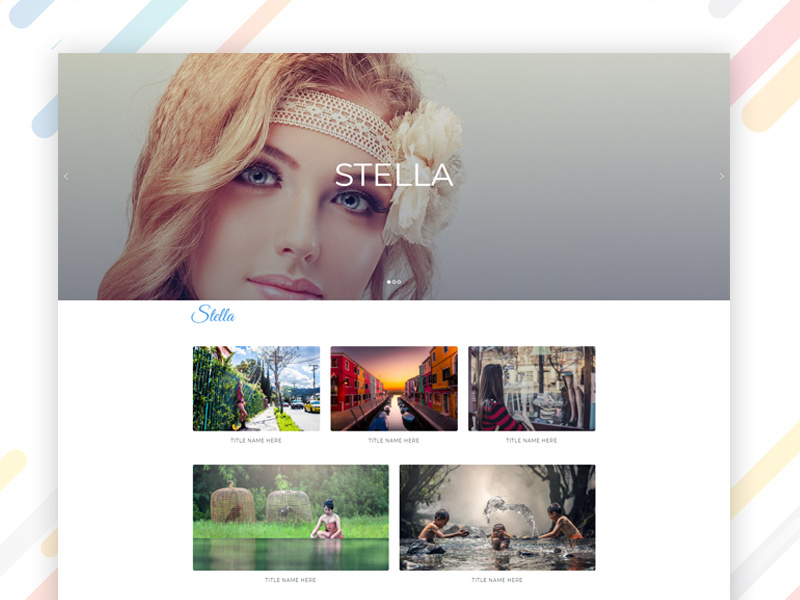 Stella – Creative Photography Portfolio Bootstrap Template by Revol ... Stella – Creative Photography Portfolio Bootstrap Template by Revol ...