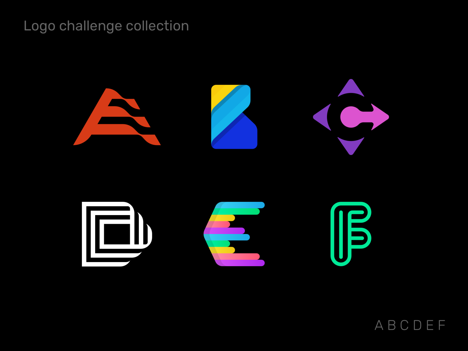 Logo challenge collection v1 by Khokim on Dribbble
