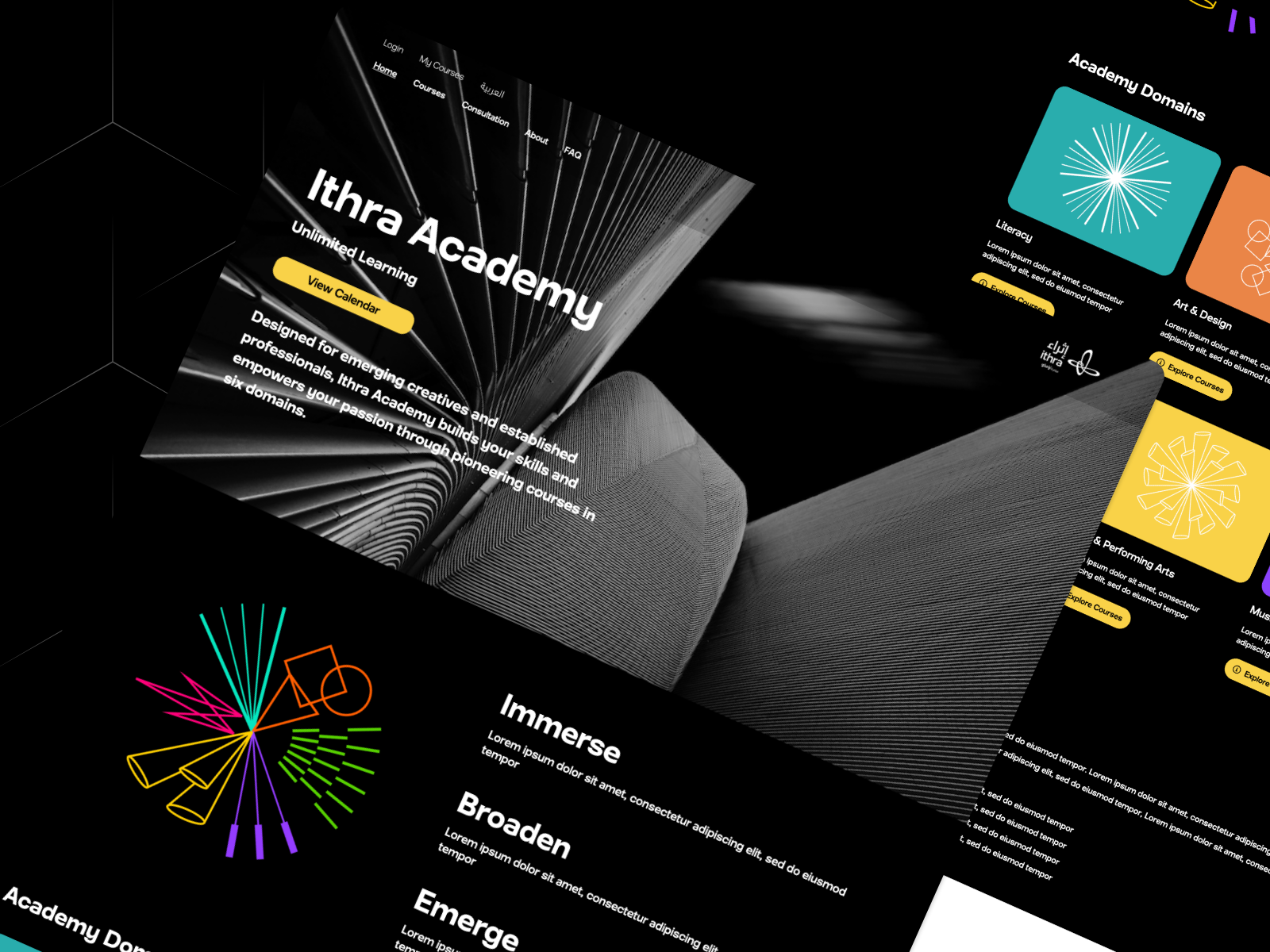 Course management system UI/UX by Amilek on Dribbble