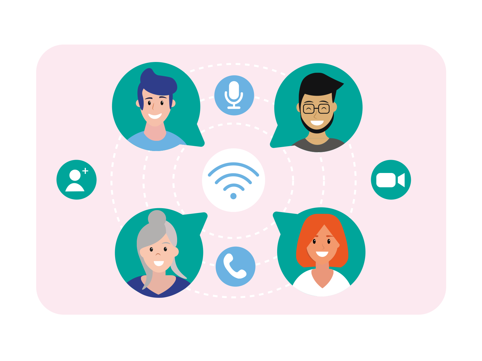 Keep in touch without touching by Harriet Leech on Dribbble