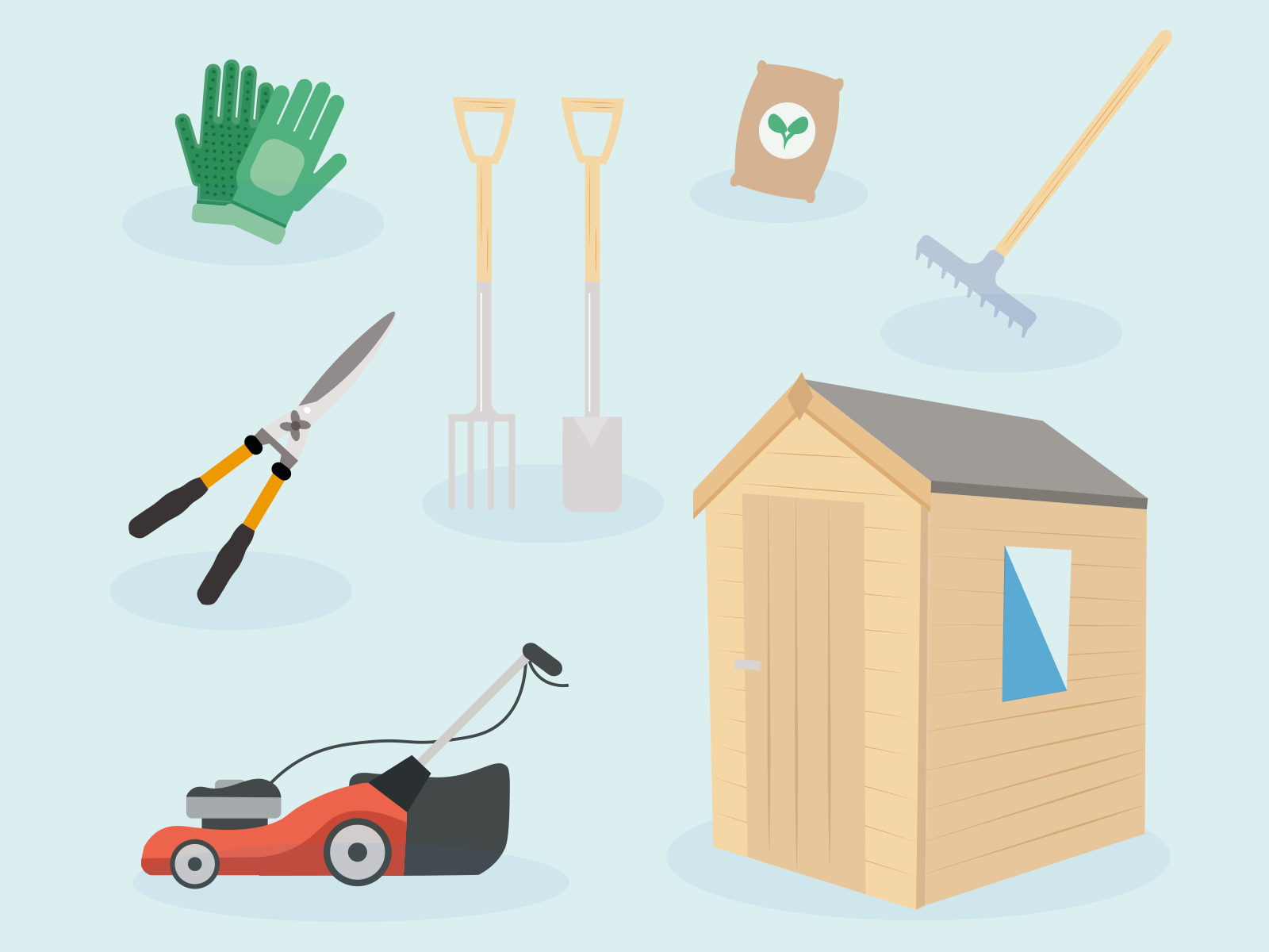 Garden by Harriet Leech on Dribbble