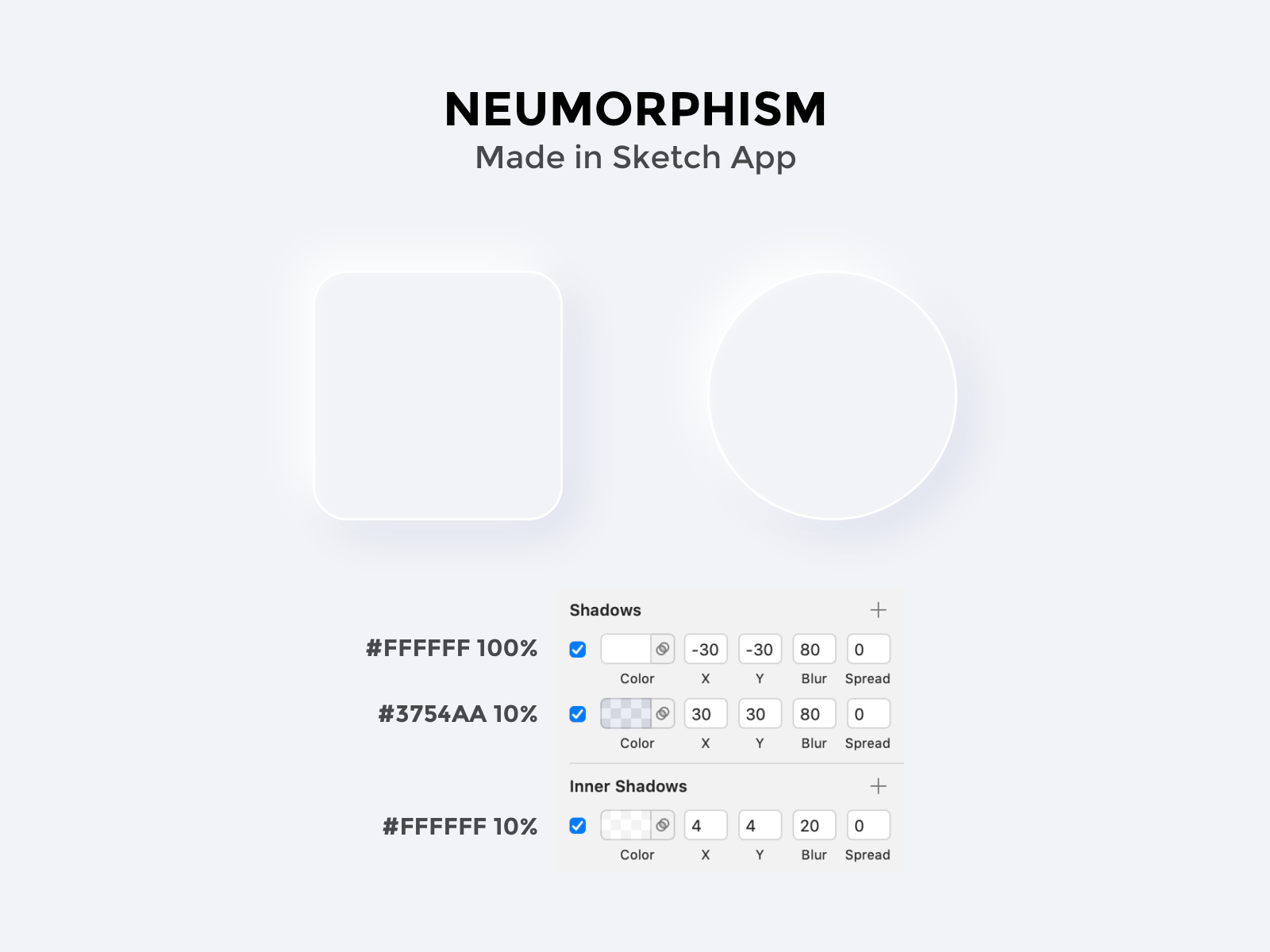 Neumorphism practice by Lucía Marín on Dribbble