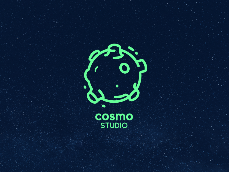 Cosmo Studio Logo by Lucía Marín on Dribbble