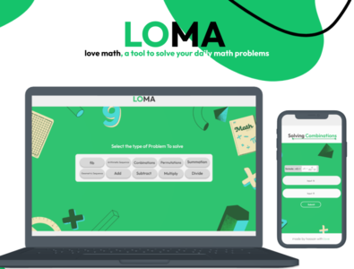 LOMA : MATH IS LOVE by thedevhassan on Dribbble