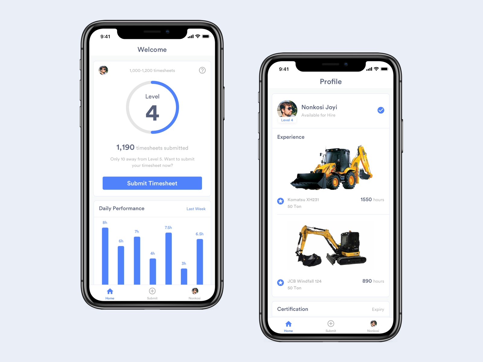 Labour App by Shumroze Bhat on Dribbble