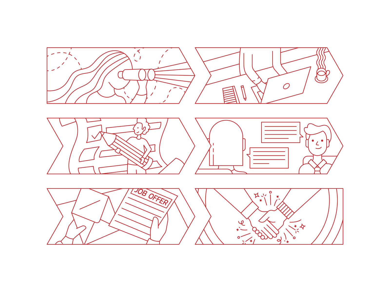 Hiring Process Flow Chart by Allison Pastor on Dribbble