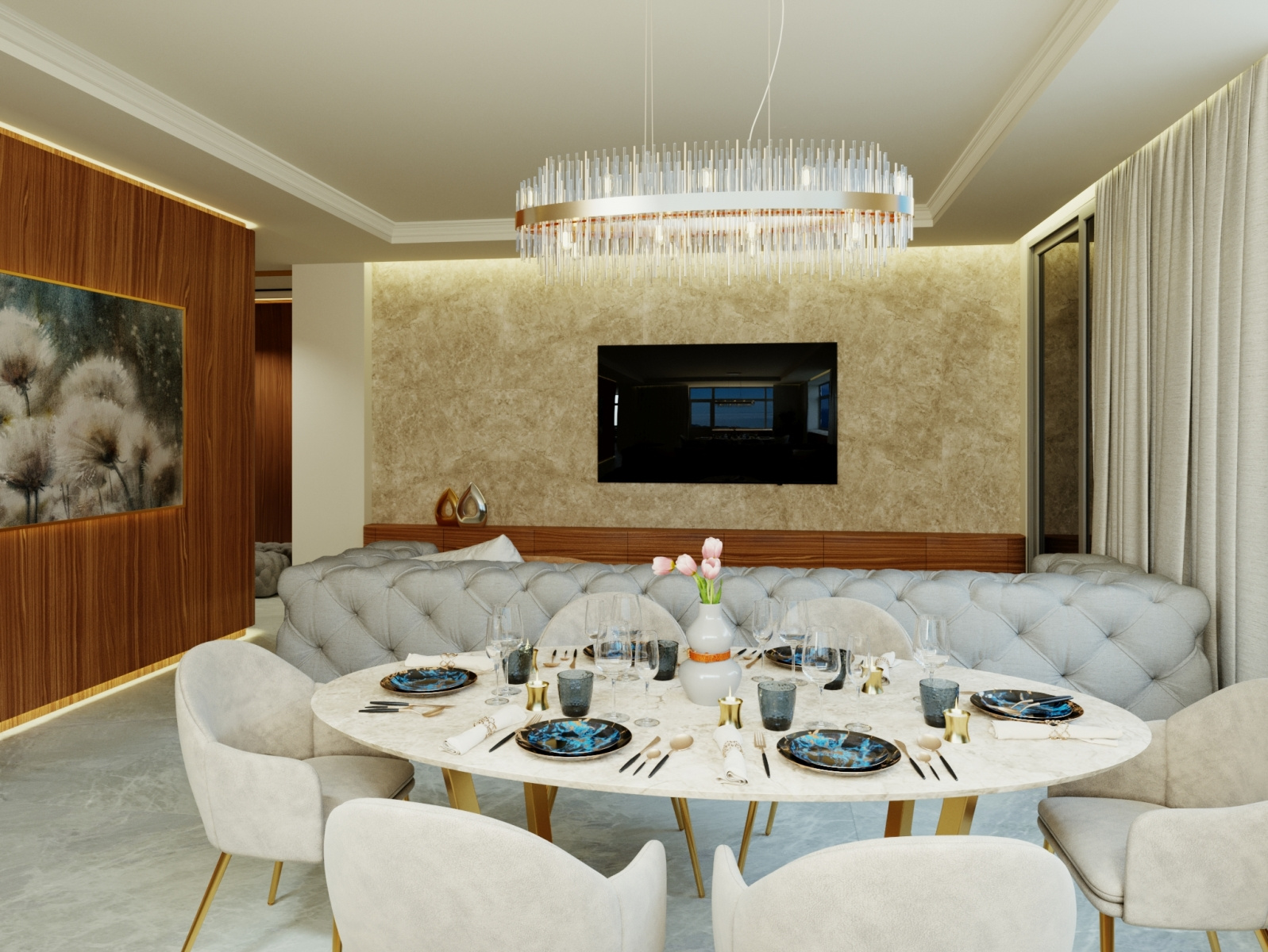 Interior Design Apartment "Respect Hall" in Crimea by Nikita Ostapenko ...