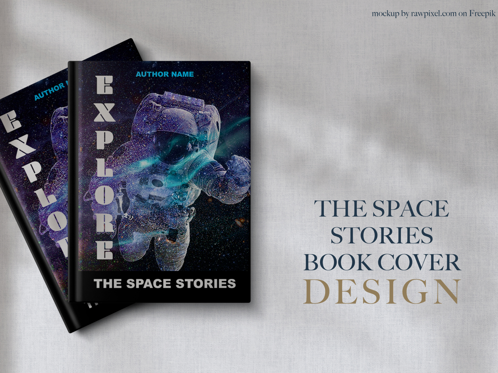 The Space Stories Book Cover by RL Graphics on Dribbble