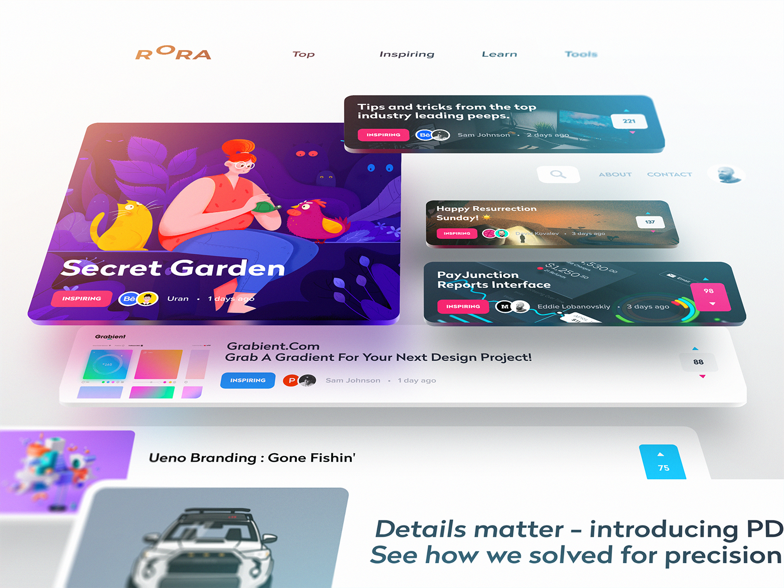 RORA by Eddie Lobanovskiy for Unfold on Dribbble