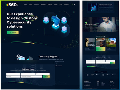 Cybersecurity Website Design By Nexstair Technologies by Nexstair ...