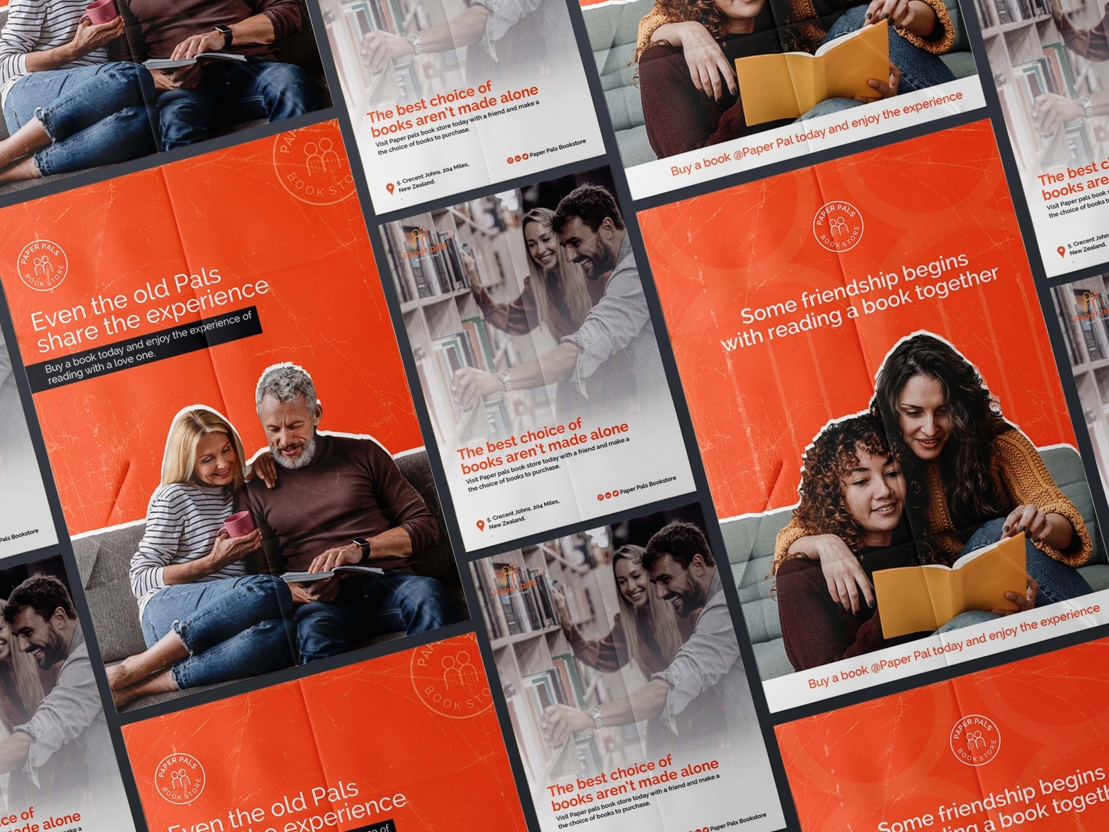 Visual Content design for Paper Pals book store by Abasiofon Bassey on ...