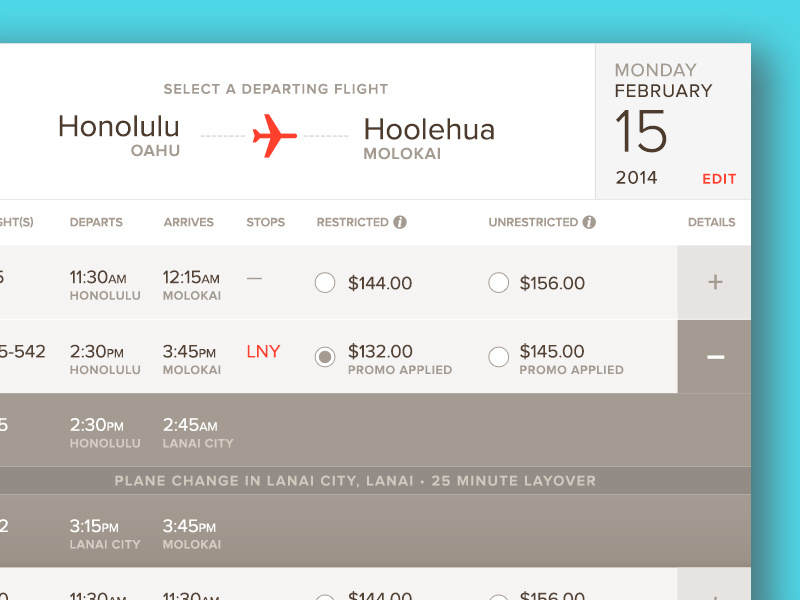Flight Table by Mark Dean Guillermo on Dribbble