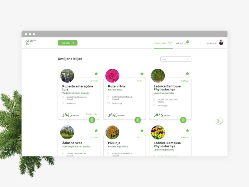 Green Net App WIP by Jelena Slović on Dribbble