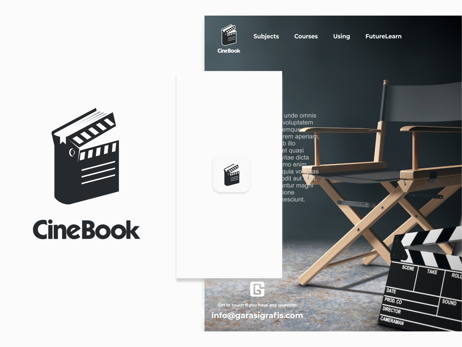 cinebook by Garasigrafis on Dribbble