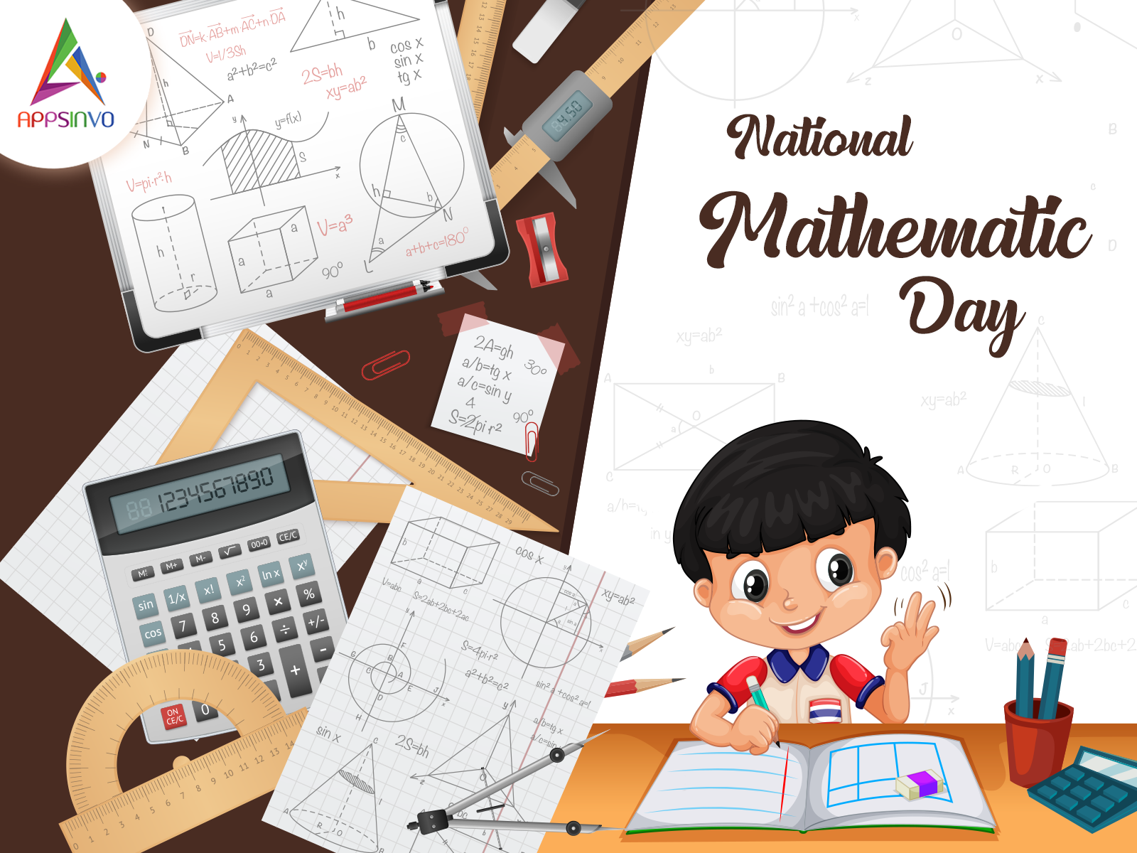 Dribbble - National-Mathematic-Day by Appsinvo 2.png by Appsinvo