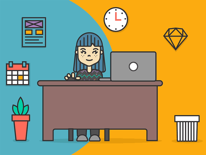 Me... little animation designer by Maka Sáez on Dribbble