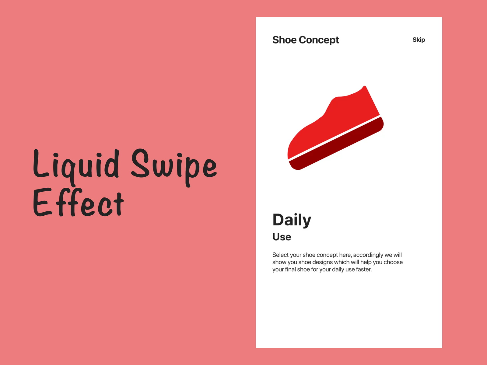 Shoe App Swipe Effect by Rohan Kulkarni on Dribbble