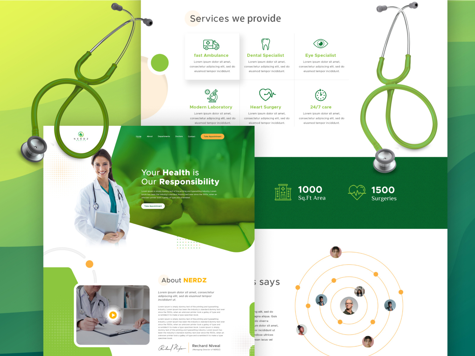 Health Service by Kennon Parker on Dribbble