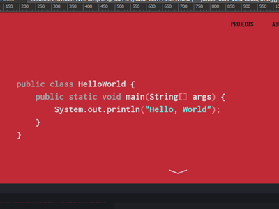 Portfolio Banner by Tim Hicks on Dribbble
