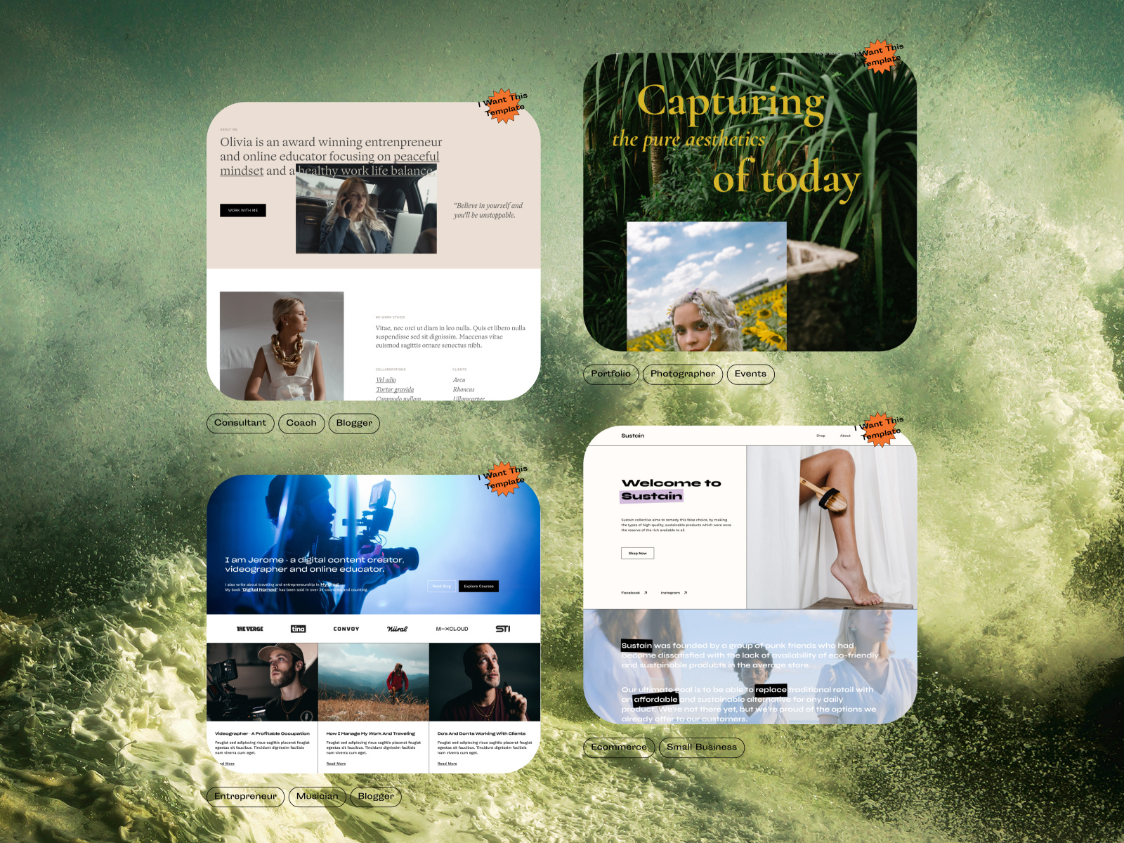 Website Templates by Fjers on Dribbble