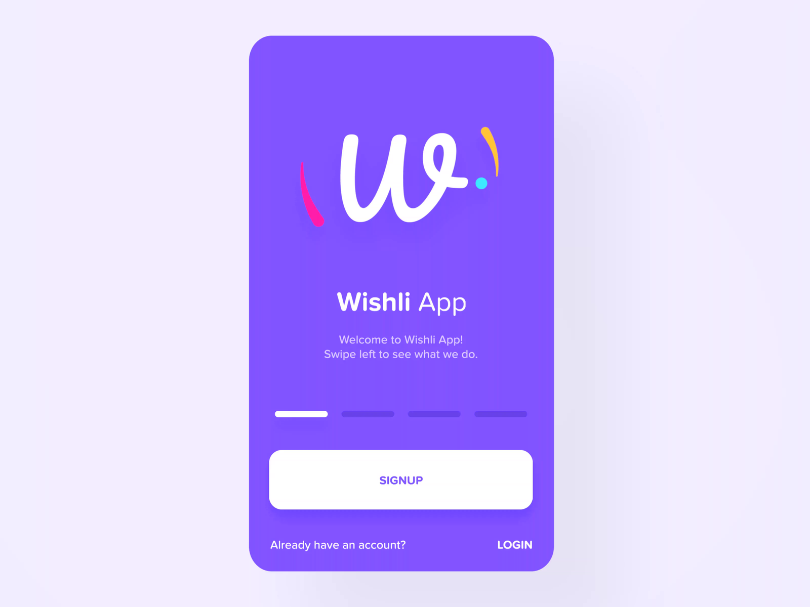 Wishli Onboarding Screen By Aryana Shakibaei For White Label On Dribbble