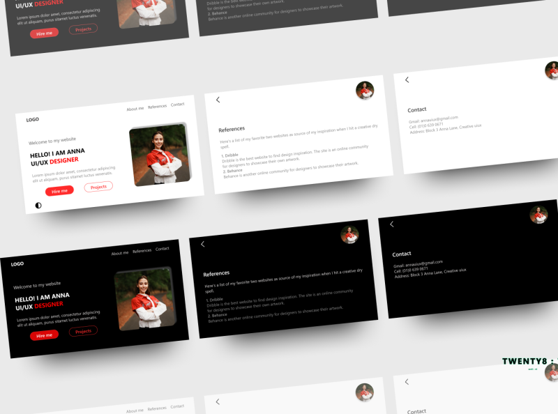 Portfolio by TWENTY8 : 7 on Dribbble