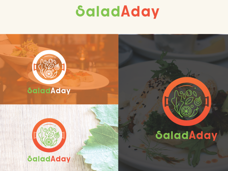 Salad logo by Kemeli Mukta on Dribbble