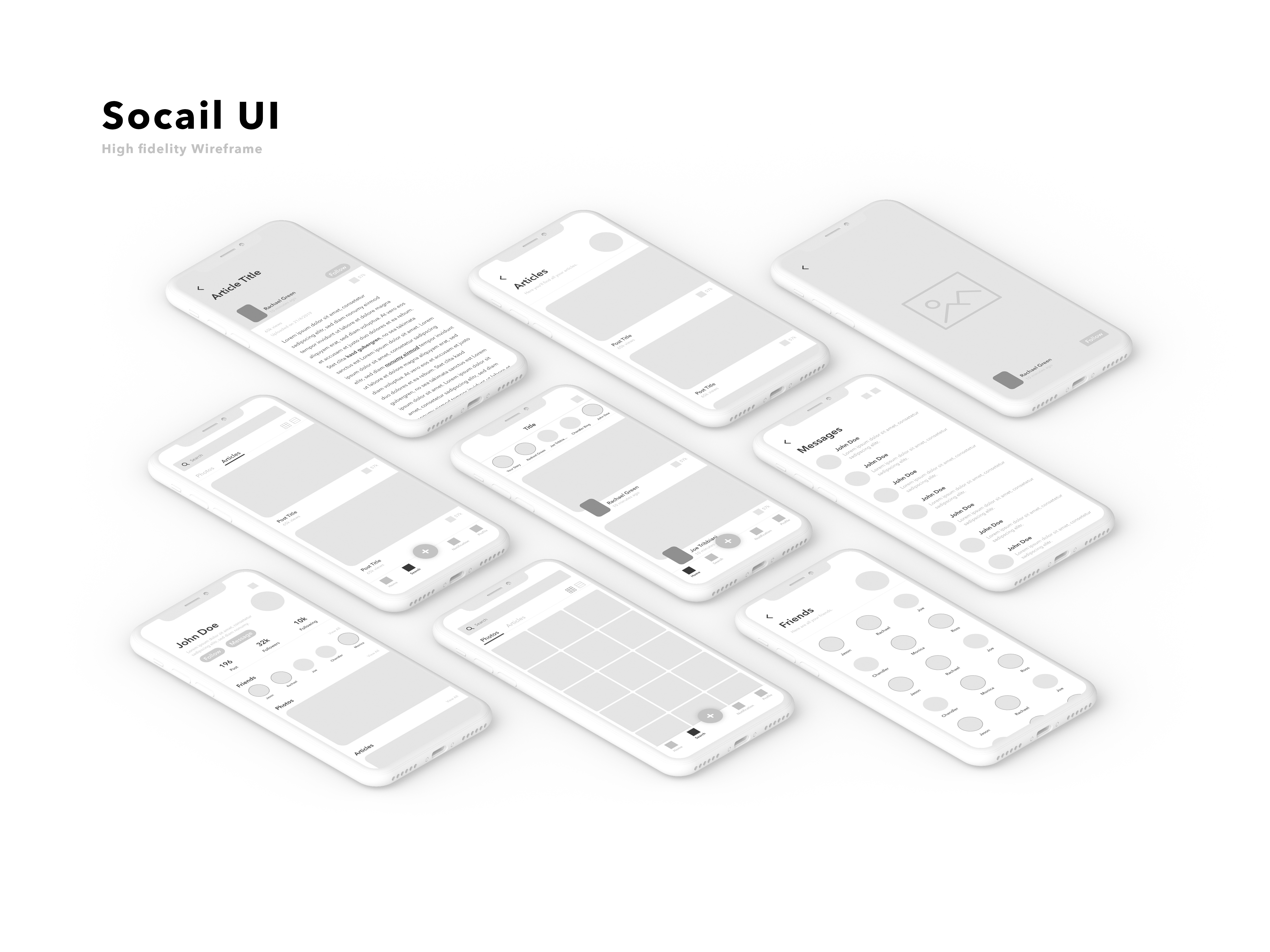 Social UI App by Karan Panchal on Dribbble
