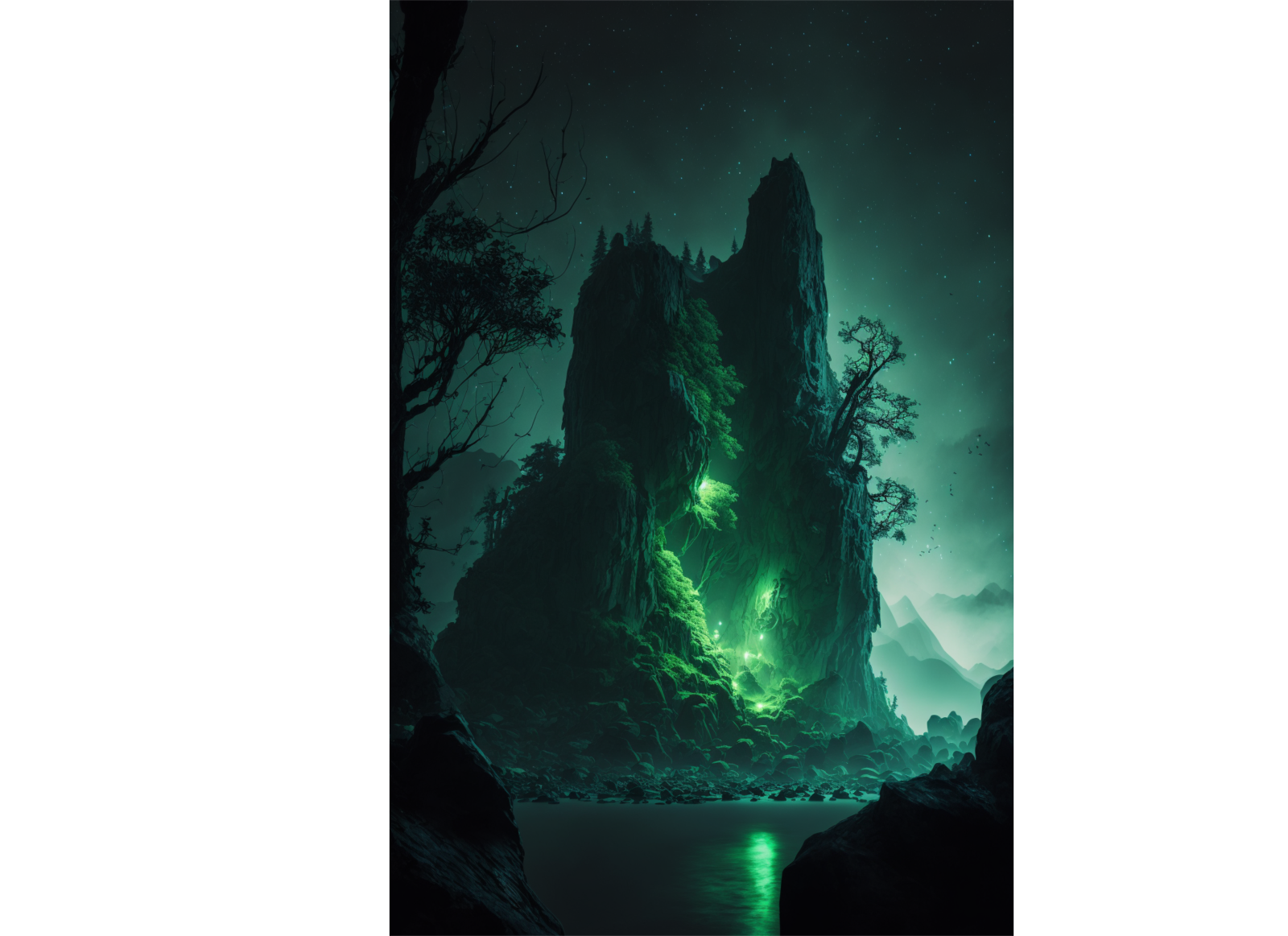 Fantasy Cliff by H Abyss on Dribbble