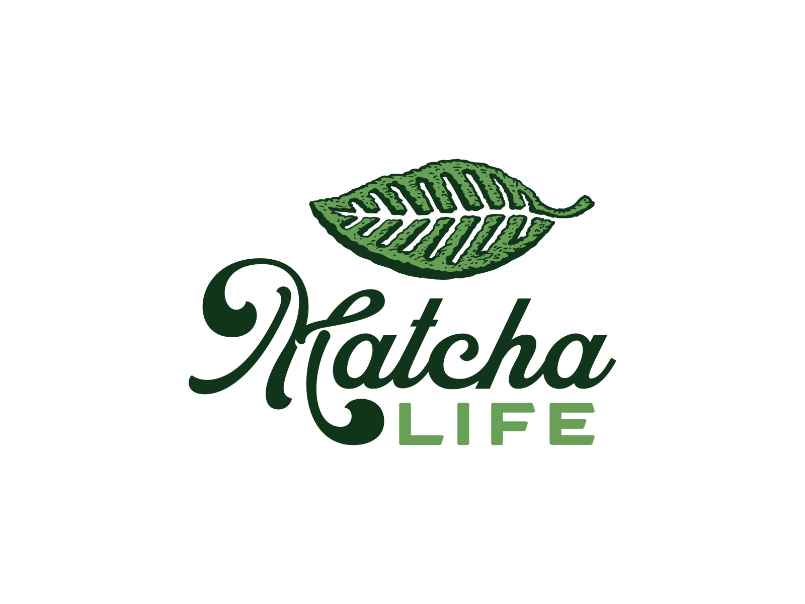 Logo for Matcha company 2 by Mila Katagarova on Dribbble