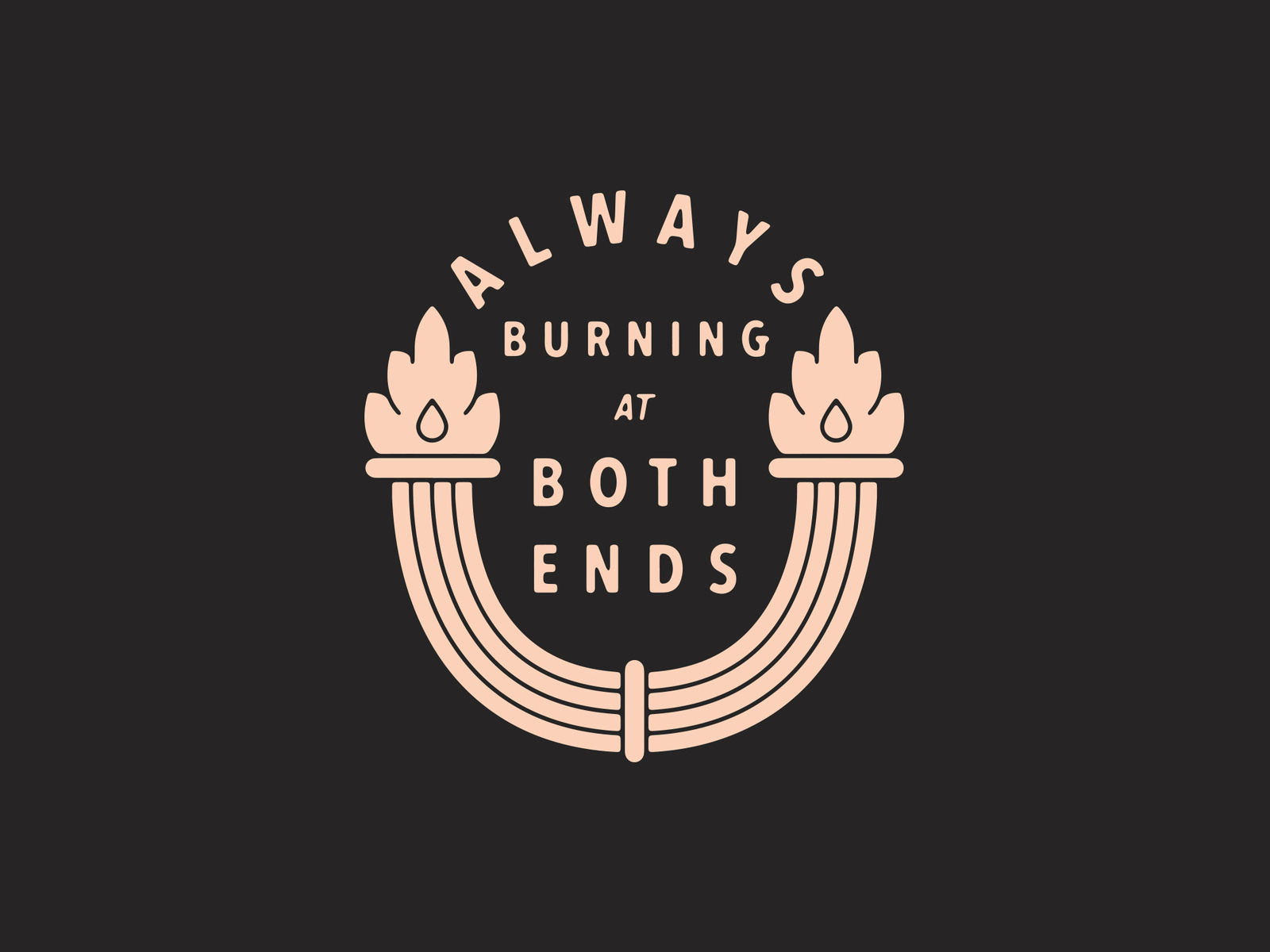 Always Burning at Both Ends by Blake Cale on Dribbble