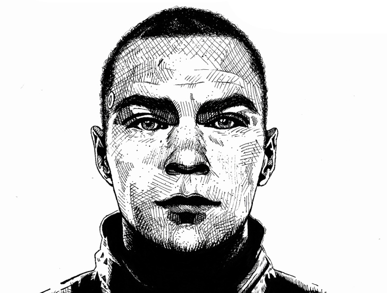 Ink Portrait – Markus – Detroit Become Human by Alyxander LaBranche on ...