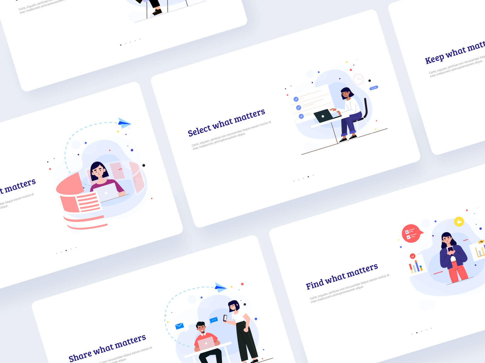 Linkboard - Product Illustration - All screens by Shafeequr Rahman on ...