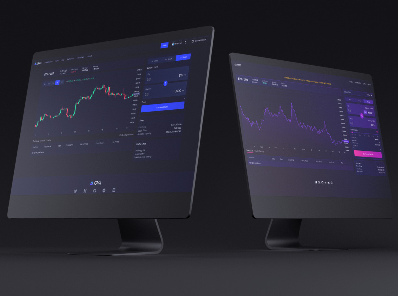 GMX - Web3 Trading Interface by Ernest Otoo on Dribbble