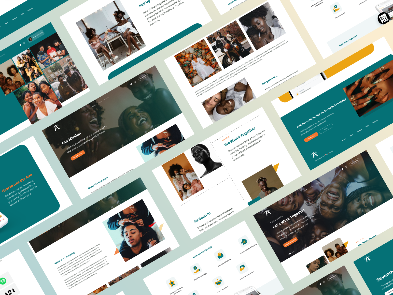 7th Ave Website Design by AJ Menendez for Black Lotus Ventures on Dribbble