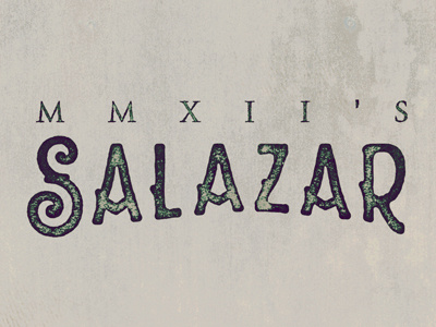 Salazar. by P. Von Haggen. on Dribbble