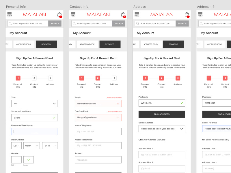 Mobile Form Redesign by Chris Goodison on Dribbble