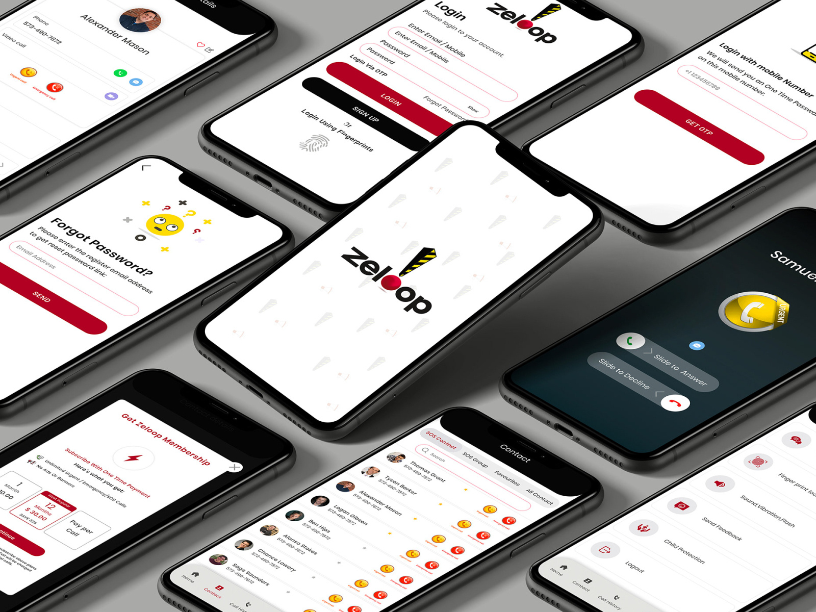 SOS Emergency Mobile App by Shraddha Dhameliya on Dribbble