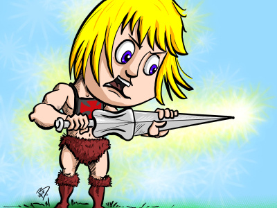 He-Man by Kev Brett on Dribbble