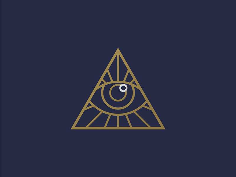 Pure Cycles Secret Society Eye Icon by Phillip Barlow on Dribbble