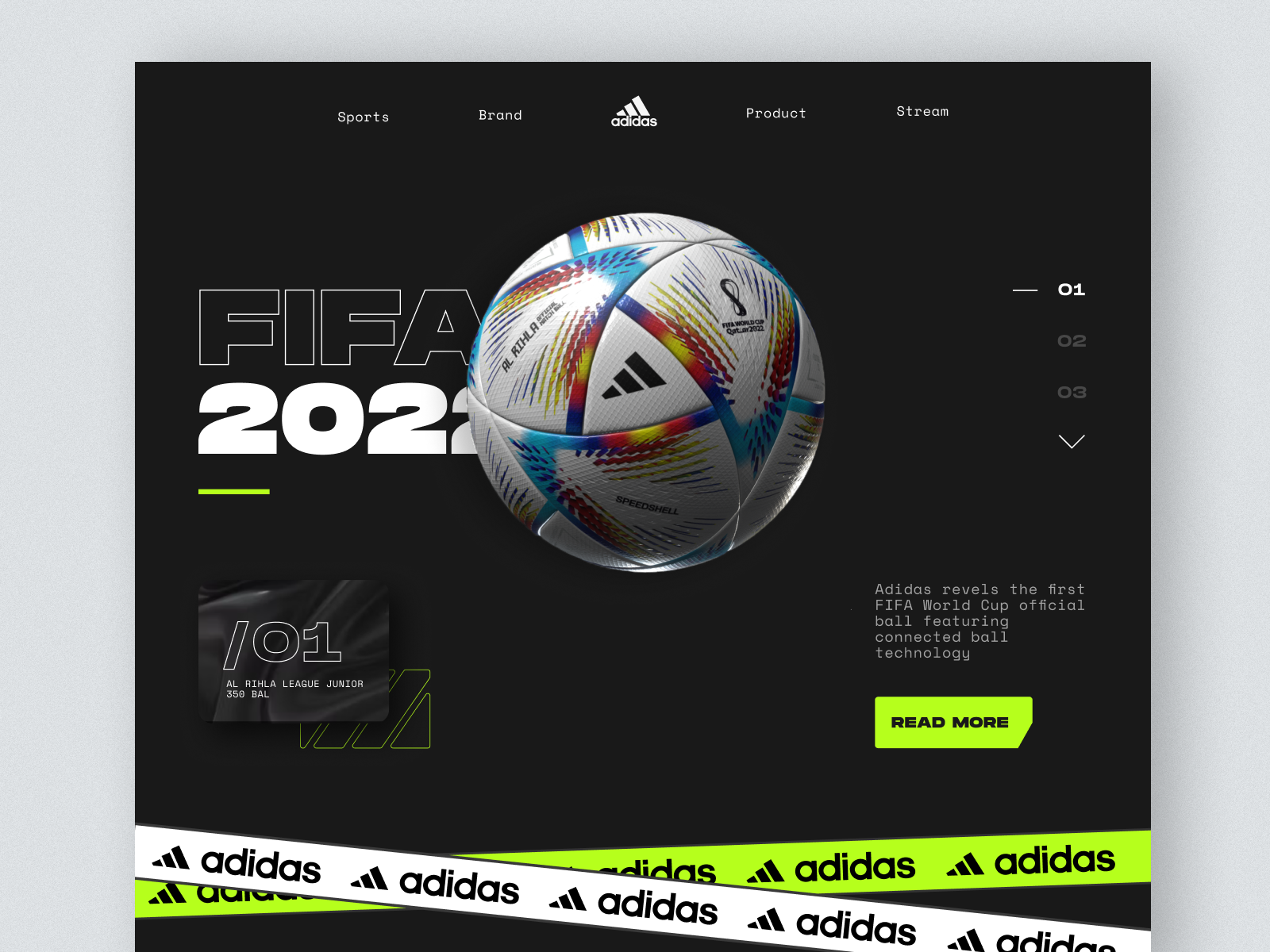 FIFA + ADIDAS by Chéri Merchant on Dribbble