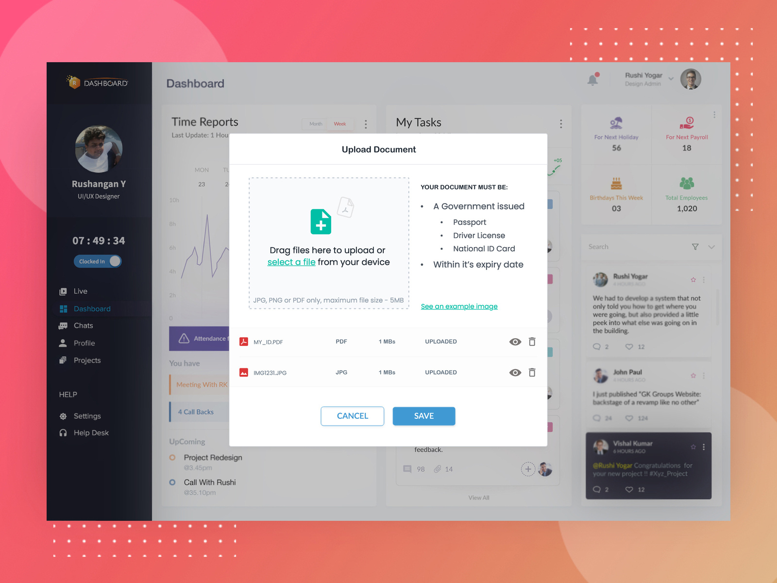 Upload UI - Pop-up Menu by Rushangan (Rushi) Yogar on Dribbble