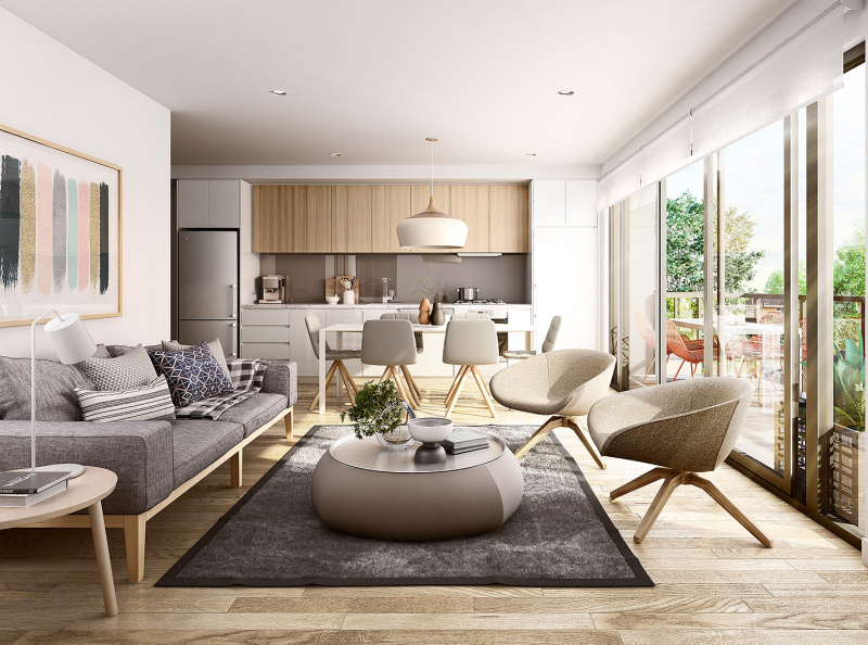 Interior rendering by camzadoproductions on Dribbble