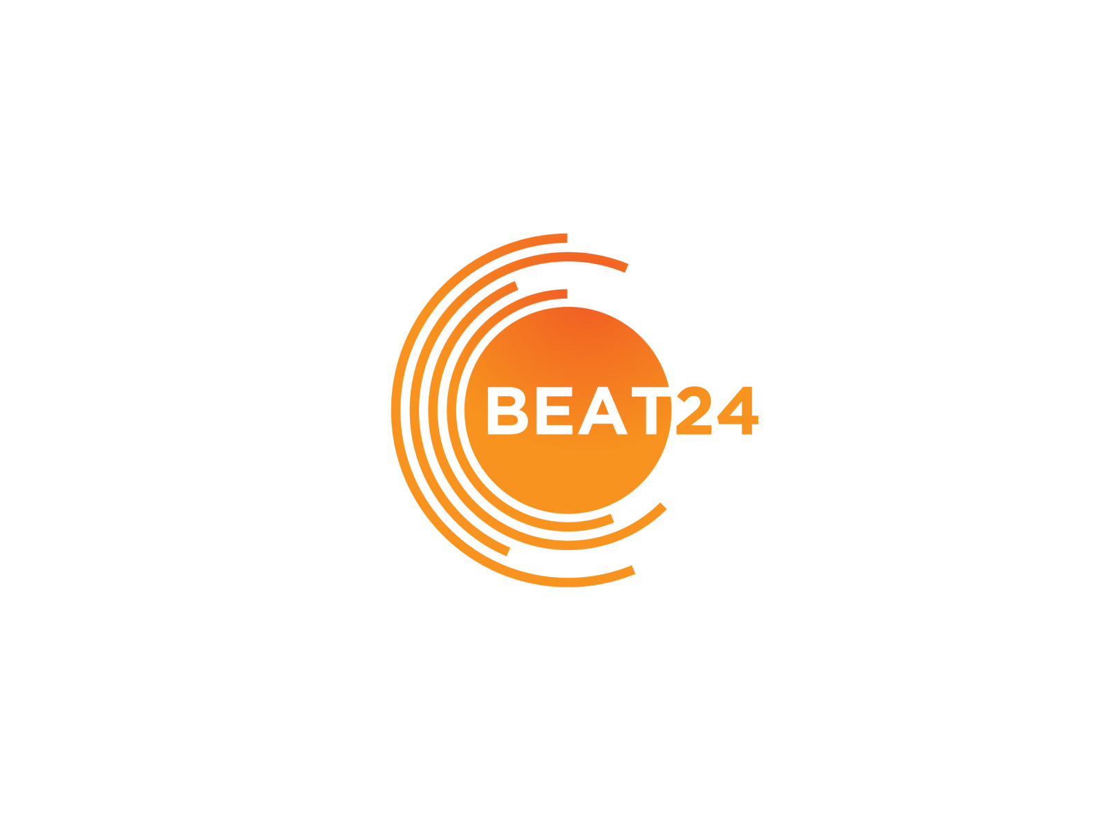 beat 24 logo design by Anandhu KR on Dribbble